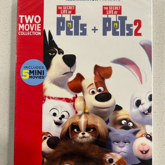 Media | Secret Life Of Pets 1 2 Dvd | Poshmark